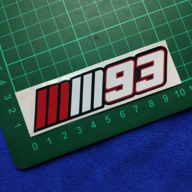 Jual MM93 MARC MARQUEZ CUTTING STICKER STIKER VISOR HELM | Shopee Indonesia