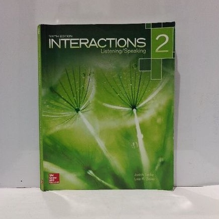 Jual INTERACTIONS 2 LISTENING/SPEAKING SIXTH EDITION | Shopee Indonesia