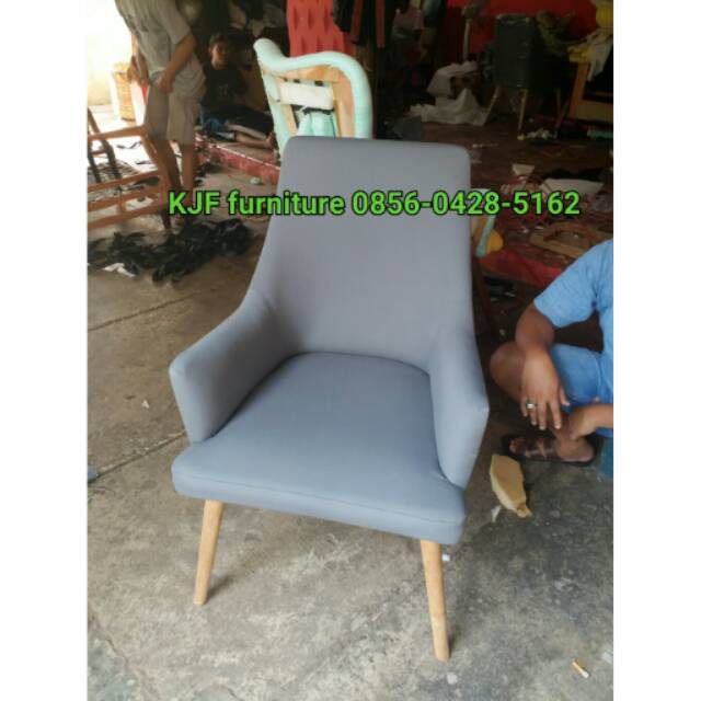 Jual Sofa retro single sofa arm chair single kain SR KJF jepara ...
