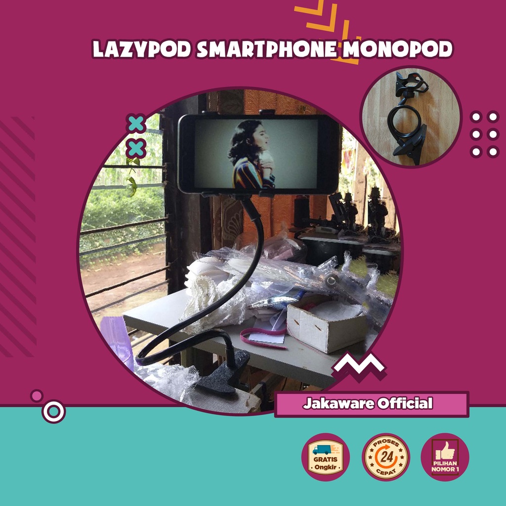 Jual LAZYPOD MOBILE PHONE MONOPOD TRIPOD SMARTPHONE HP HANDPHONE JAPIT ...