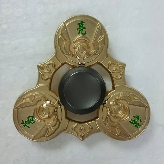 Jual Unik Hand Fidget Spinner Game Film Comic Series Metal Shield Toy ...