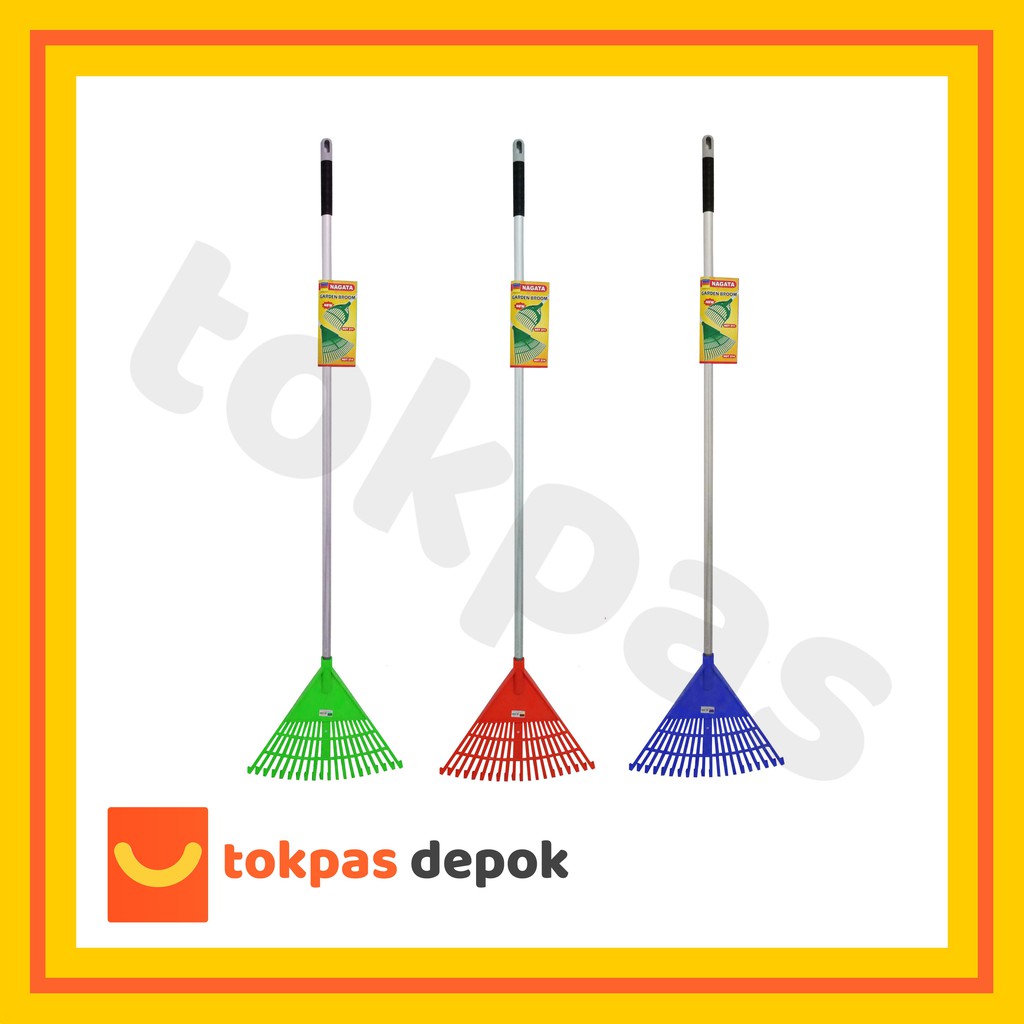Jual [ANTI PATAH] Sapu Taman Daun Besar Garden Broom Garu Sapu Sampah ...