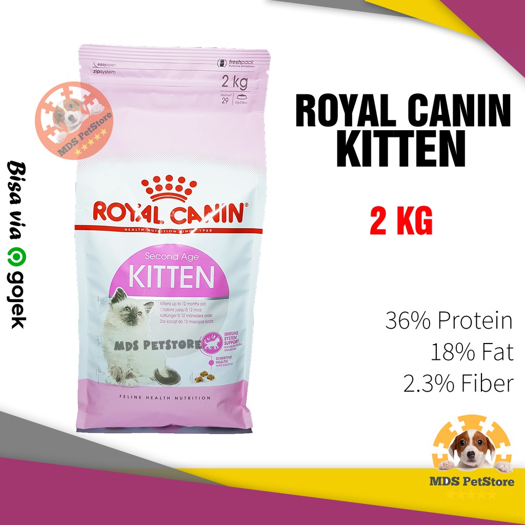 Jual Royal Canin Kitten 2 Kg | rc kitten 36 2kg | Shopee Indonesia