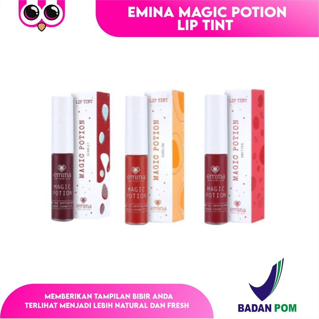 Jual EMINA MAGIC POTION / LIP TINT LIPTINT PEWARNA BIBIR NATURAL ...