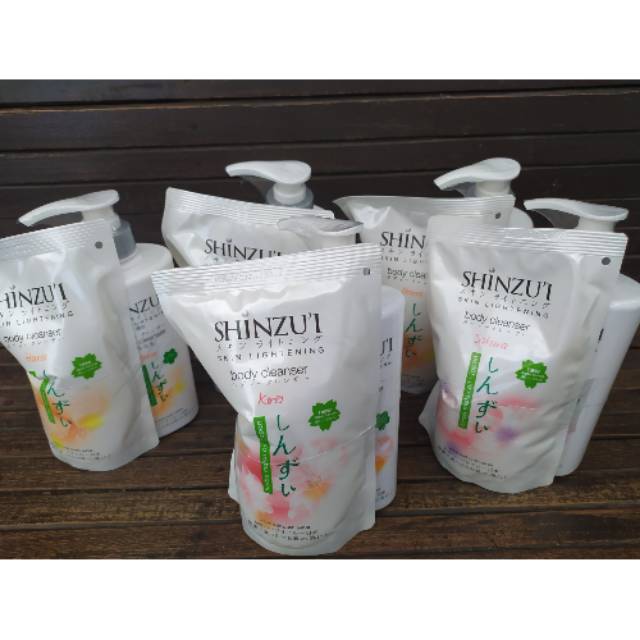 Jual Shinzui Body Cleanser 500ml + refill 450ml | Shopee Indonesia