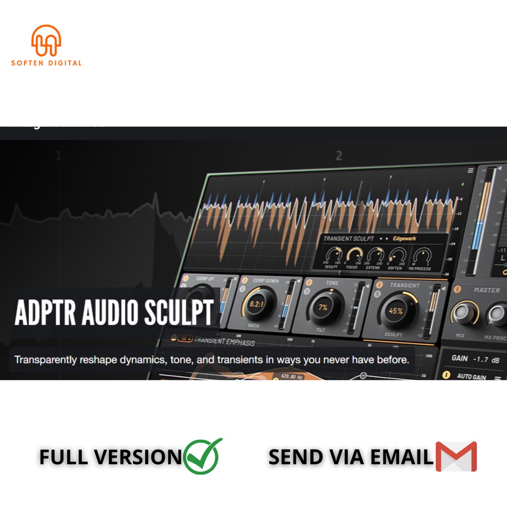 Jual Plugin Alliance ADPTR Audio Sculpt v1 VST Plugin top of four ...