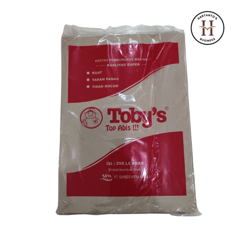 Jual KERTAS NASI TOBYS - KERTAS MINYAK TOBYS | Shopee Indonesia