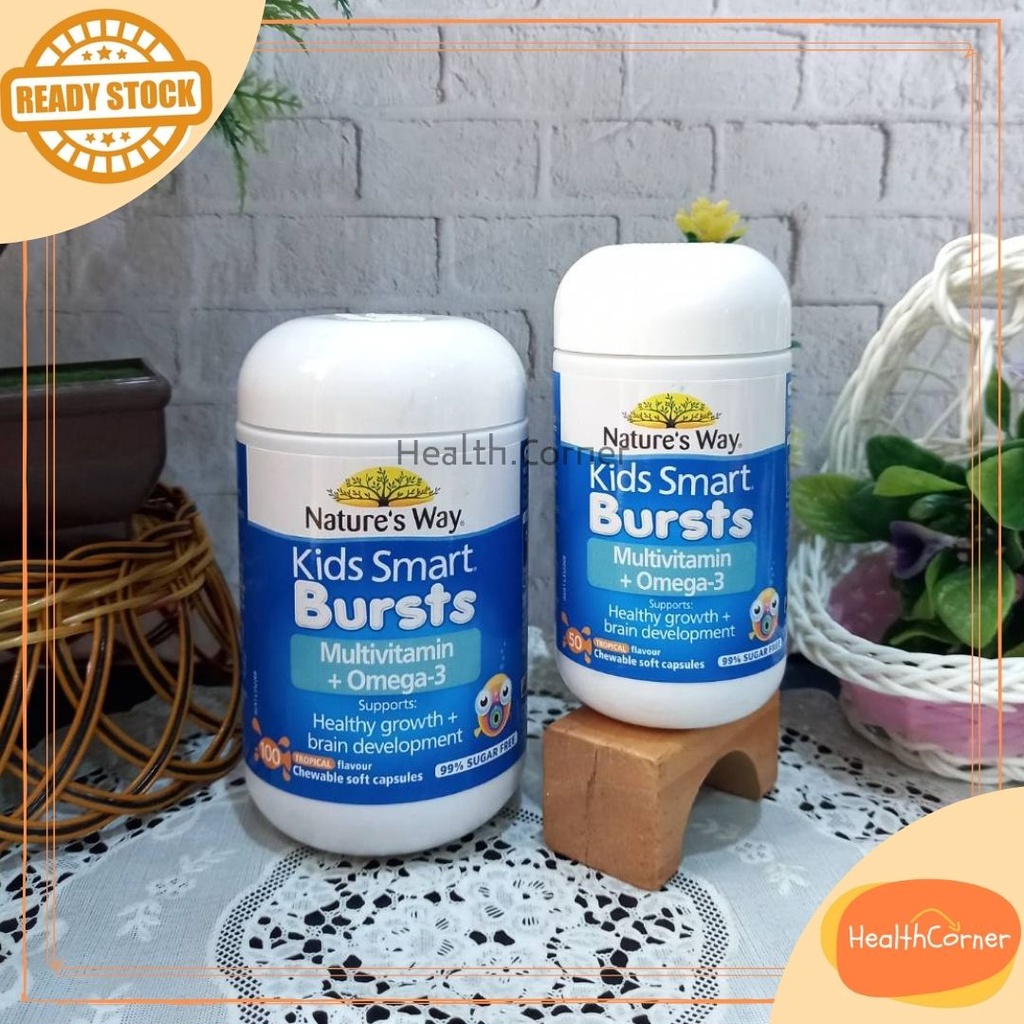 Jual Nature's Way Kids Smart Complete Multivitamin + Fish Oil / Burst ...