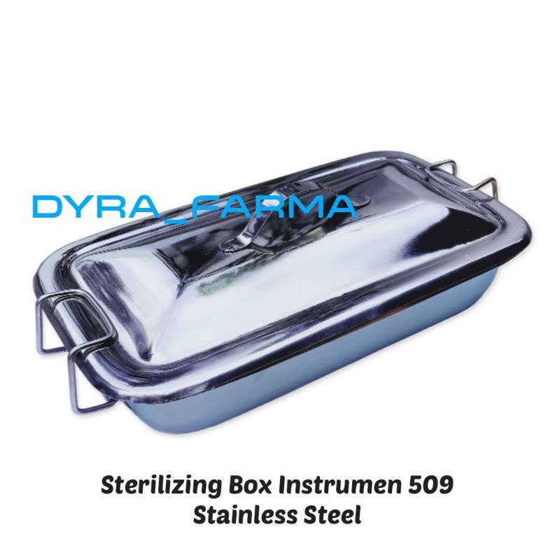 Jual Bak Instrumen 509 + Tutup Kancing Stainless Steel / Sterilizing ...