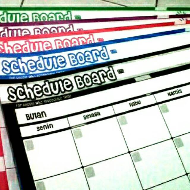 Jual Schedule Board | Shopee Indonesia