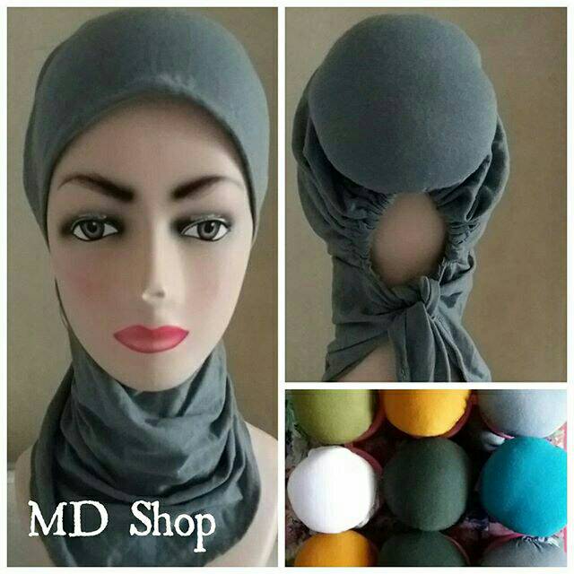 Jual Ciput Ninja Konde Ikat Murah&Bagus dengan Cimol di Bagian Belakang ...