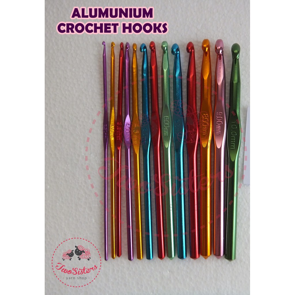 Jual Alat Rajut Alumunium Crochet Hooks SET - Tools 03 | Shopee Indonesia