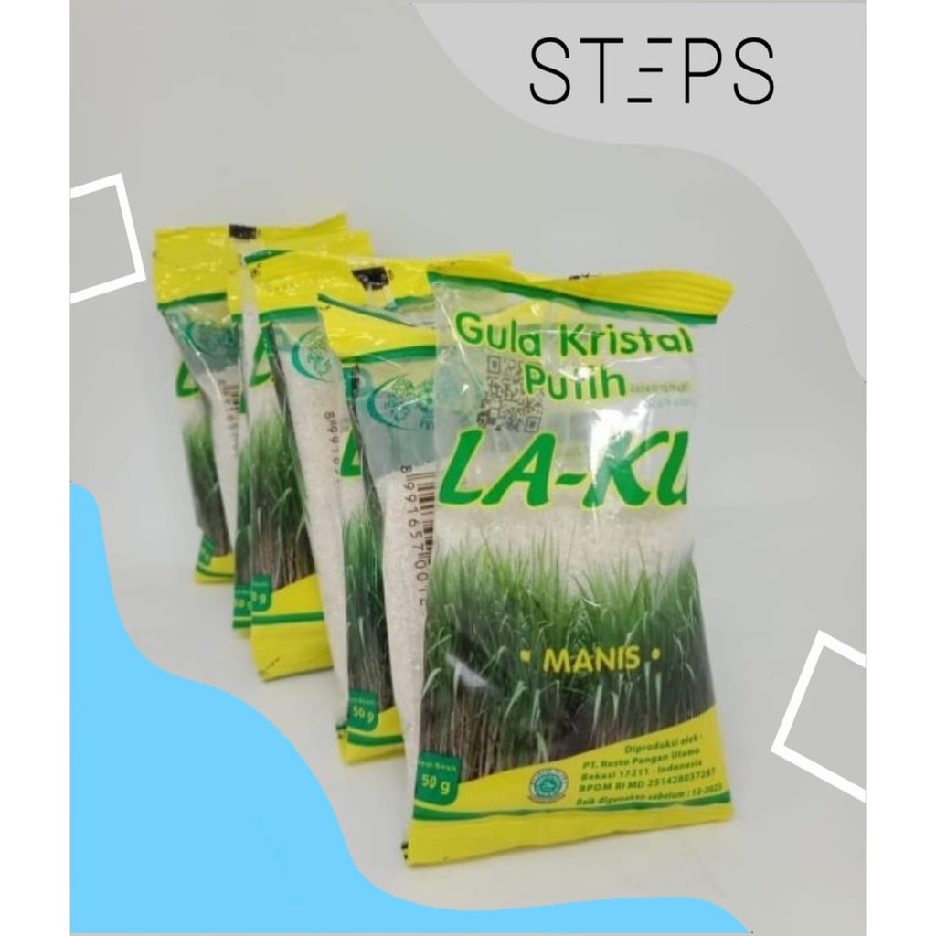 Jual GULA KRISTAL PUTIH LAKU 50 GR/SACHET | Shopee Indonesia