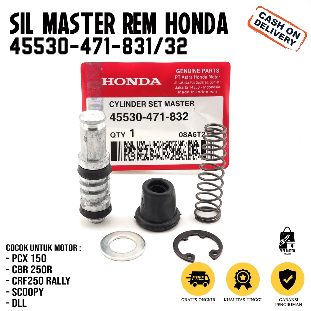 Jual Sil Seal Master Rem Scoopy | Sil Master Rem PCX 150 | Sil Master Rem Sonic | Sil Master Rem ...