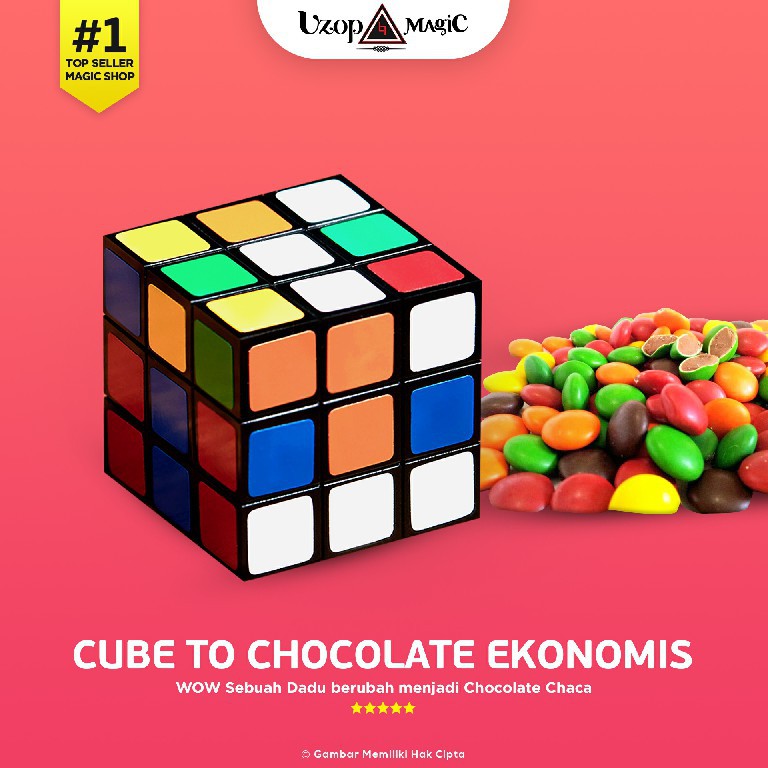 Jual Cube To Chocolate - Uzop Magicshop ( Alat Sulap Rubik Berubah ...
