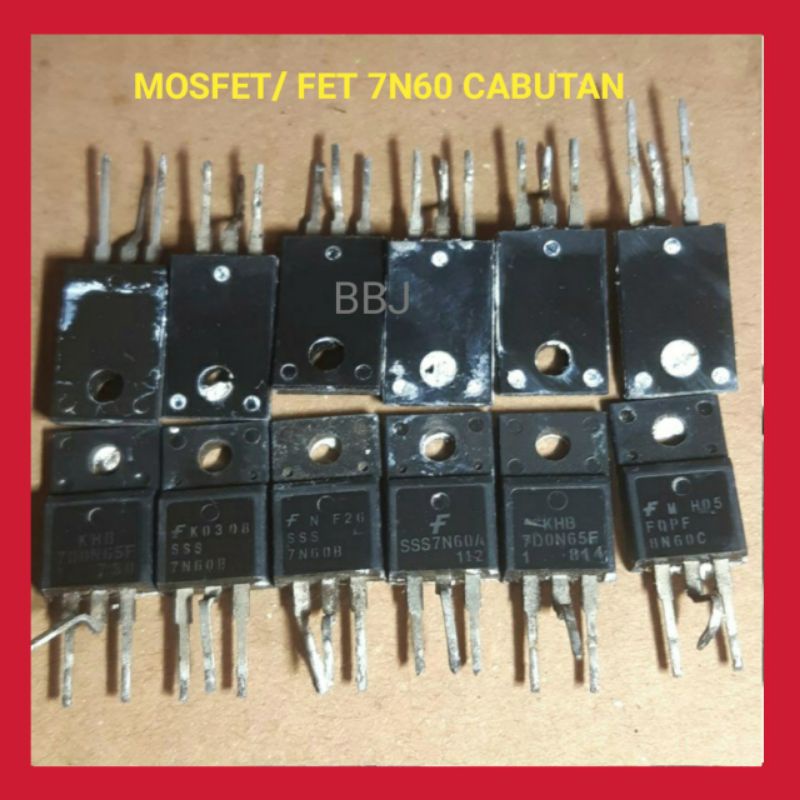 Jual MOSFET 7N60 FET 7N60 9N60 K2645 K3564 CABUTAN | Shopee Indonesia