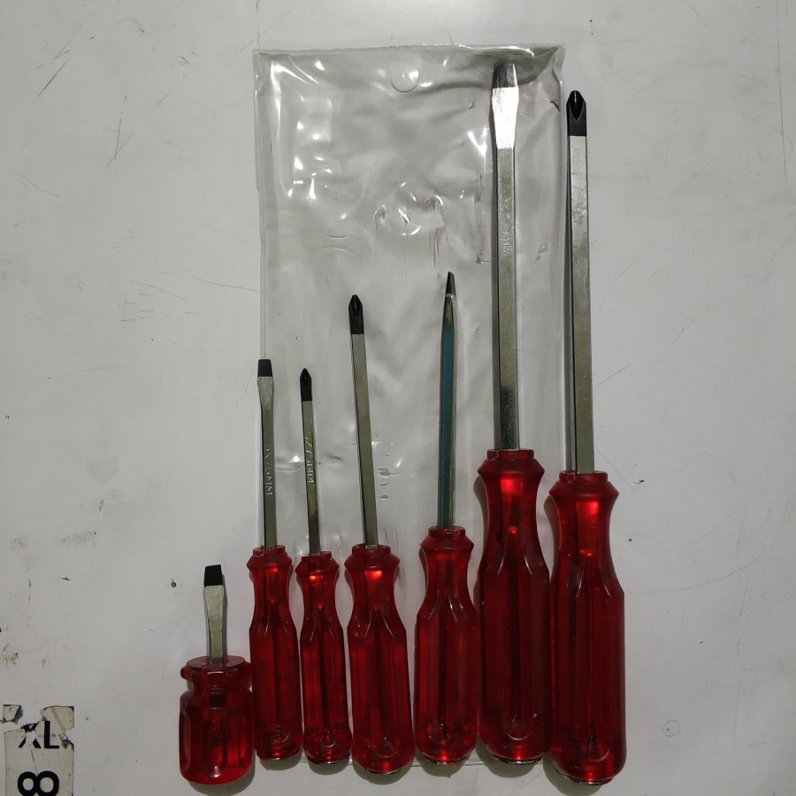 Jual Obeng Pukul Set - Obeng Getok Ketok Set 7 Pcs - Obeng Tembus set ...