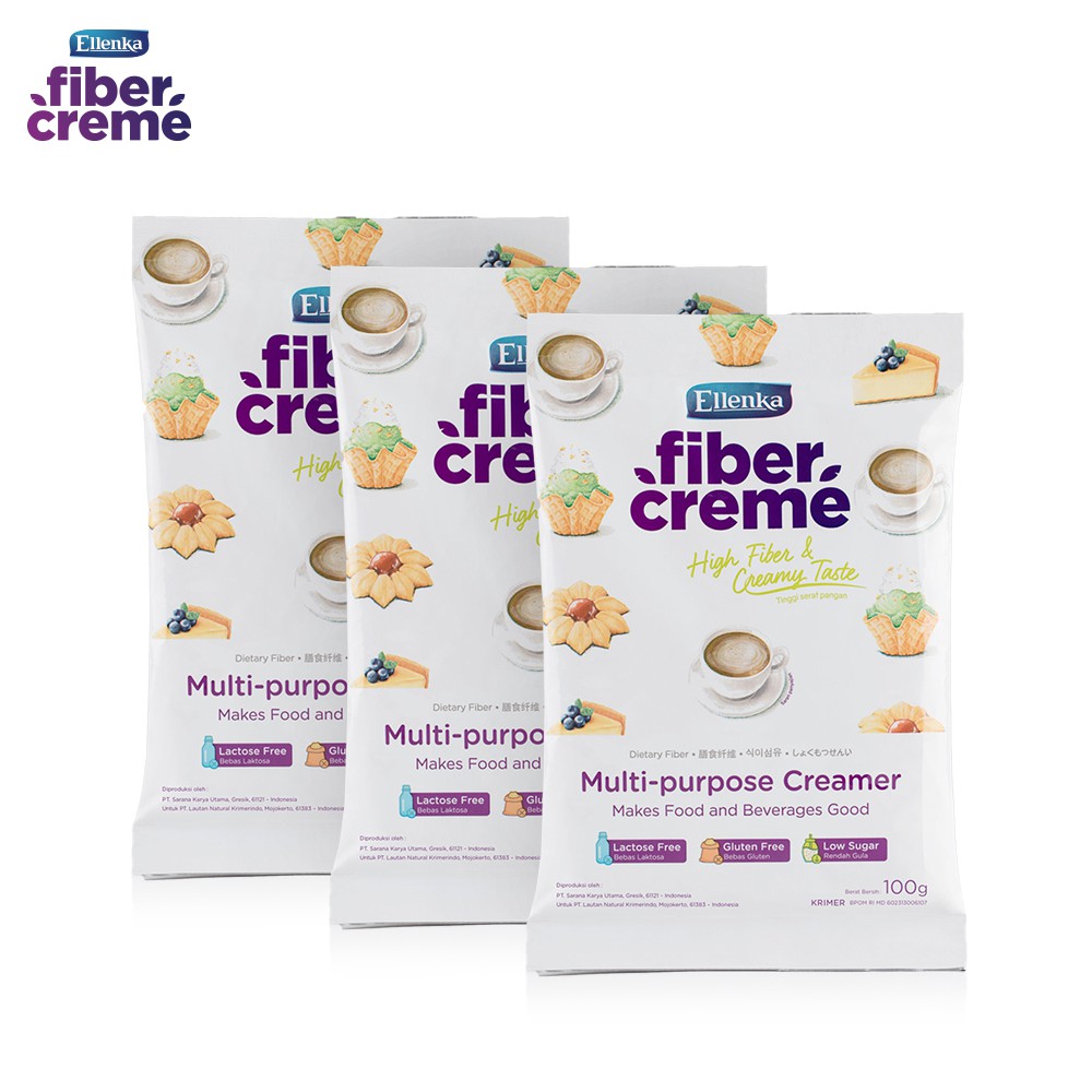 Jual FiberCreme Sachet 100 gr - 3 Pcs | Shopee Indonesia