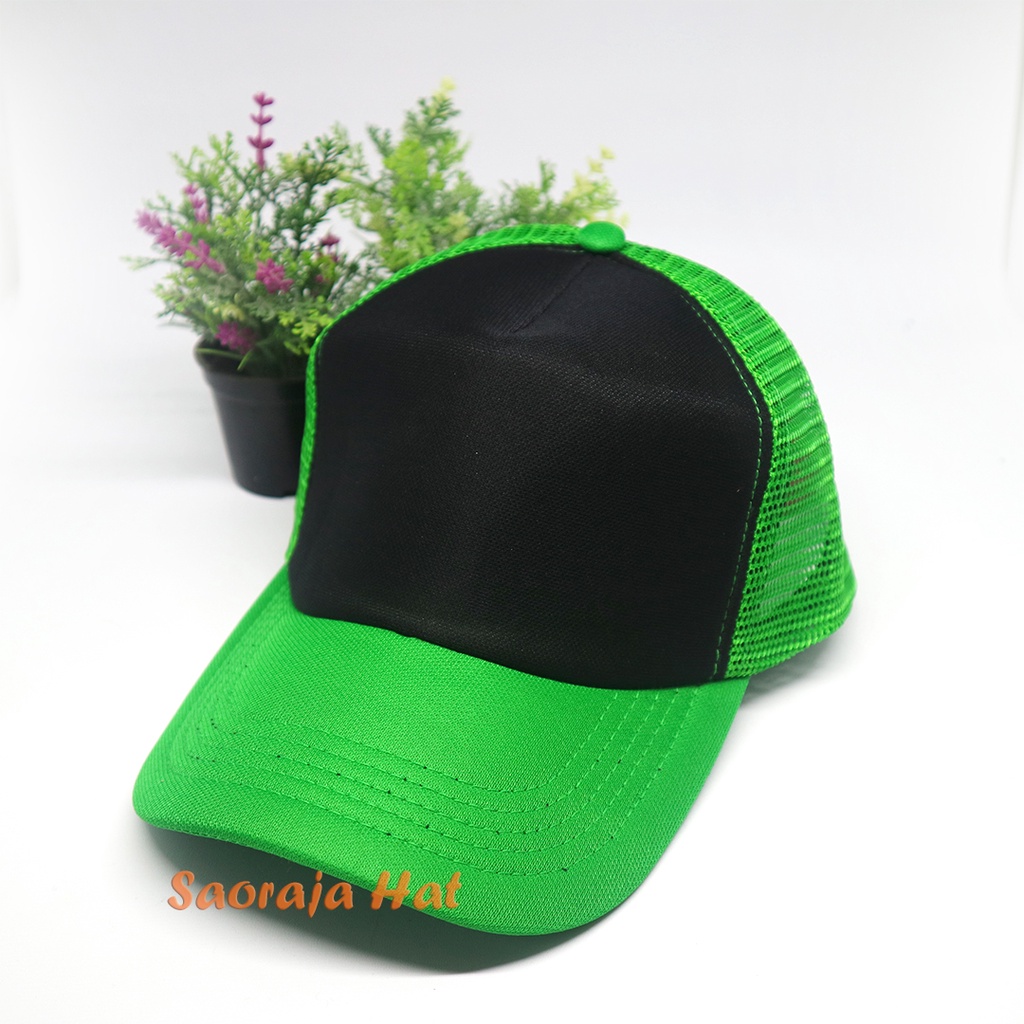 Jual Topi Jaring / Trucker Polos dan Kombinasi Warna Murah | Shopee ...