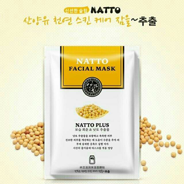 Jual Rorec Natto Mask/ Masker Wajah Natto | Shopee Indonesia
