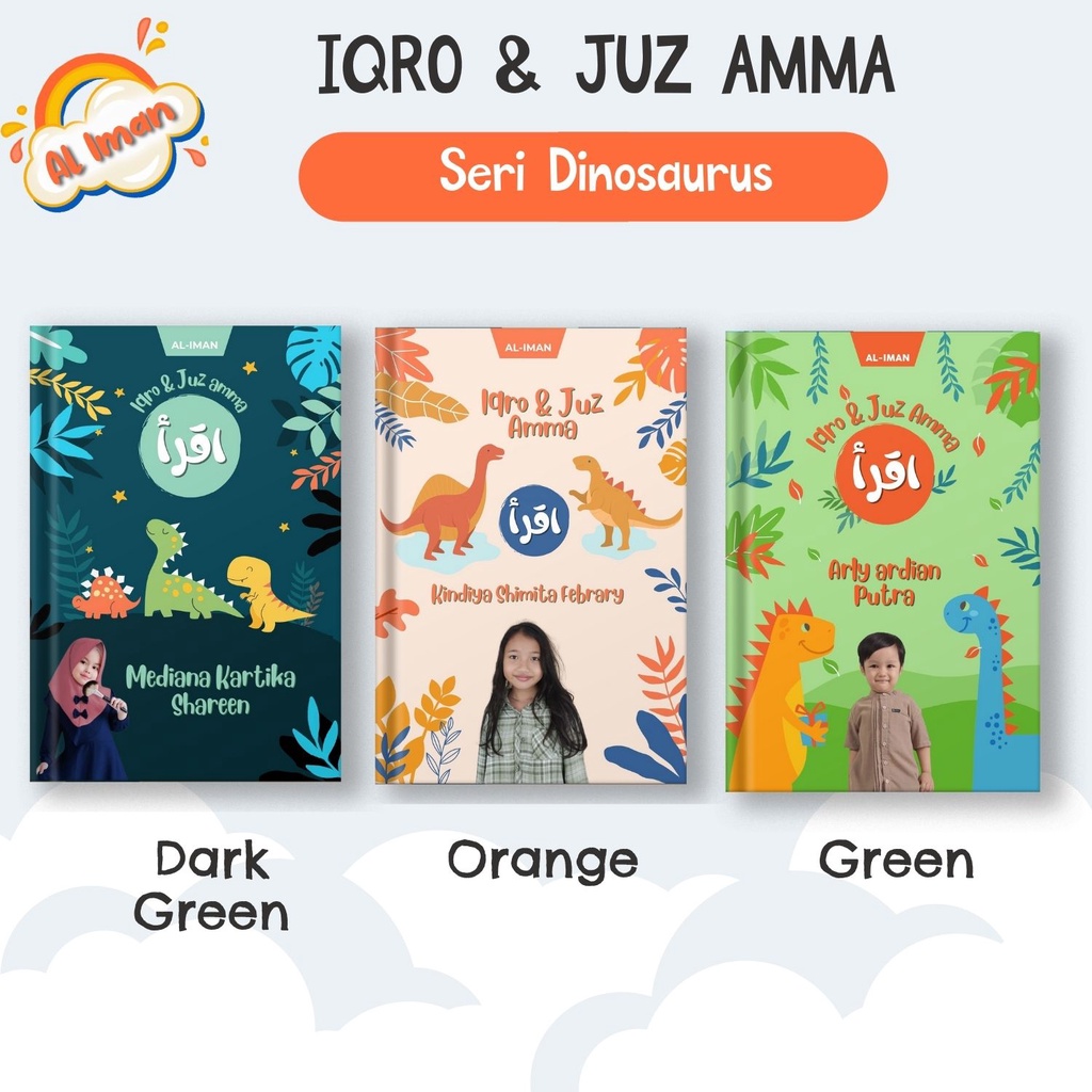 Jual IQRO & JUZ AMMA AL IMAN, IQRO CUSTOM NAMA, IQRO CUSTOM FOTO, IQRA ...