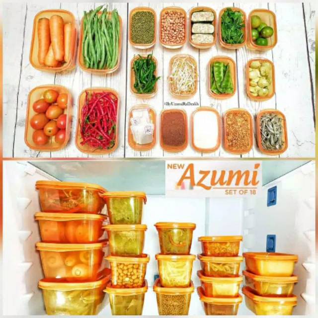 Jual Azumi Set 18 Wadah Serbaguna | Shopee Indonesia