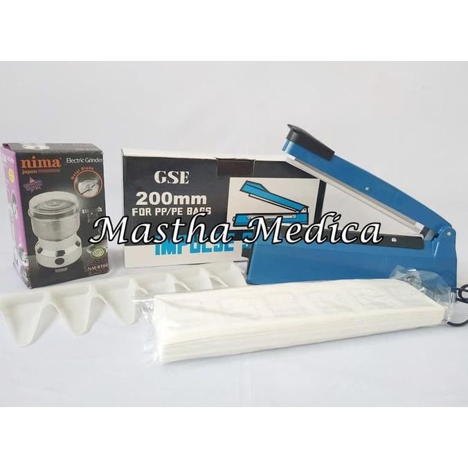 Jual Paket Puyer (Alat press+kertas puyer+Sendok Puyer+Blender Obat ...