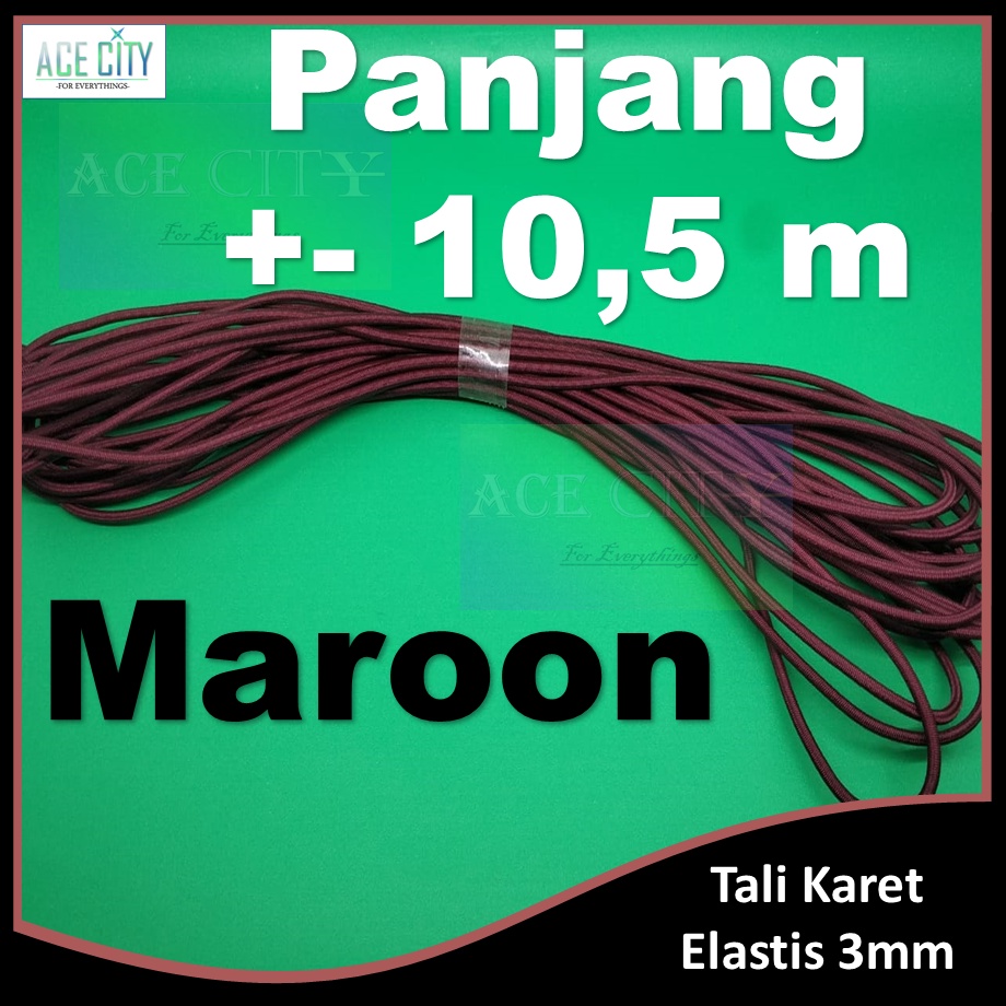 Jual Tali elastis / tali string / tali karet diameter 3mm / Navy ...