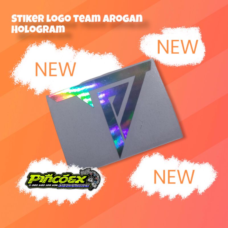 Jual stiker logo team arogan hologram | Shopee Indonesia