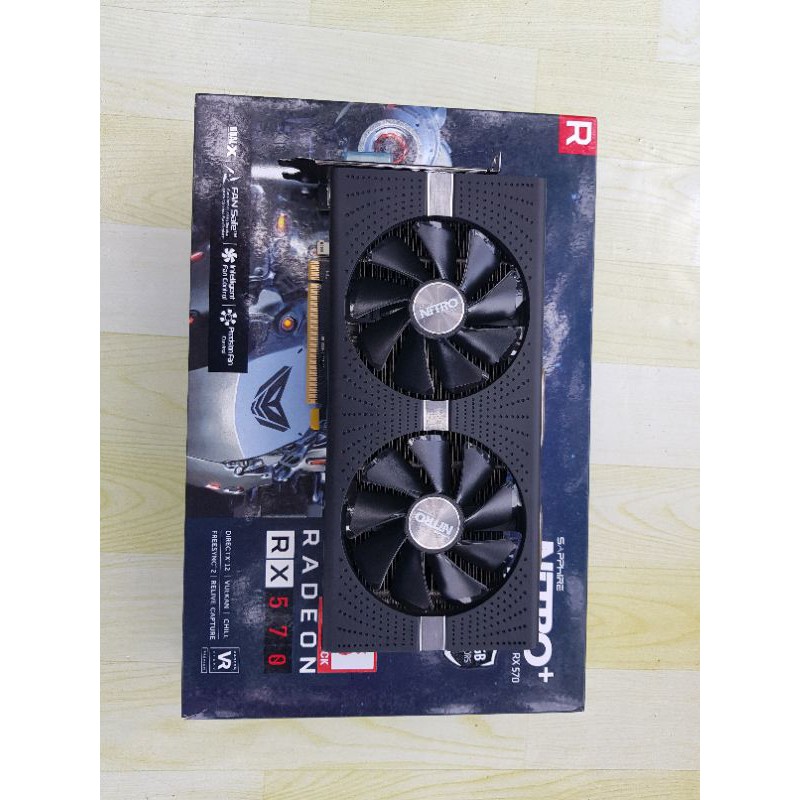 Jual sapphire rx 570 4gb nitro+ Fullset | Shopee Indonesia