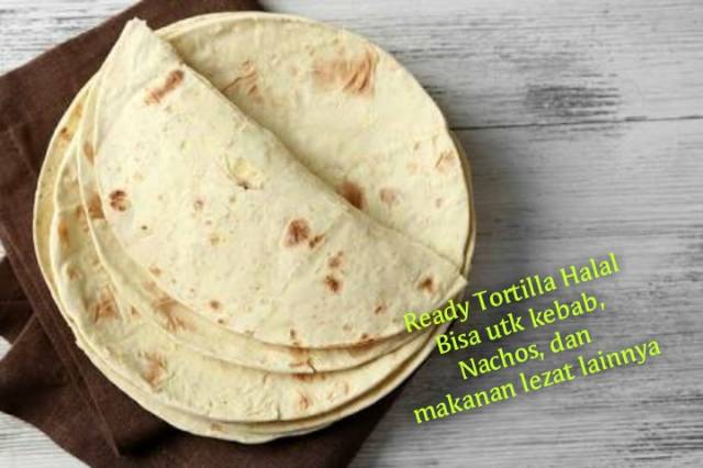 Jual Tortilla 20 cm isi 10 lembar kulit kebab wrap bahan tacos nachos ...