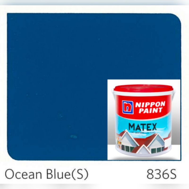Jual Nippon Matex Cat Genteng 2.5L "Ocean Blue" | Shopee Indonesia