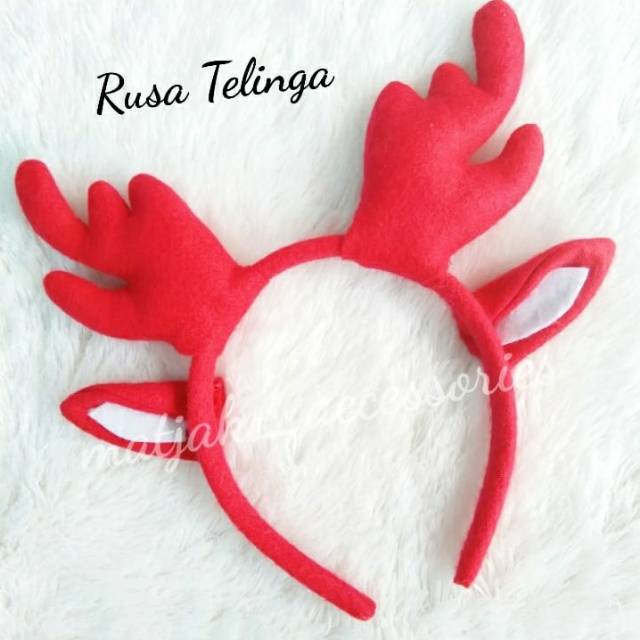 Jual Bando Natal Dewasa Desain Tanduk Rusa Bando Rusa | Shopee Indonesia