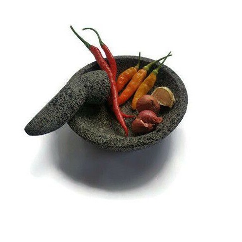 Jual Cobek mini batu asli D12cm / cowet / cowek set ulekan | Shopee ...