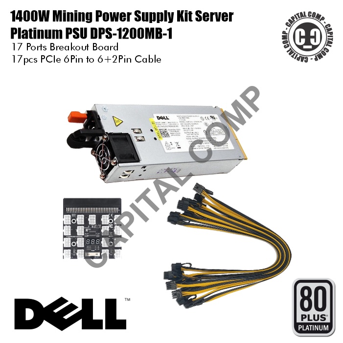 Jual PSU SERVER DELL 1400W PLATINUM | Shopee Indonesia