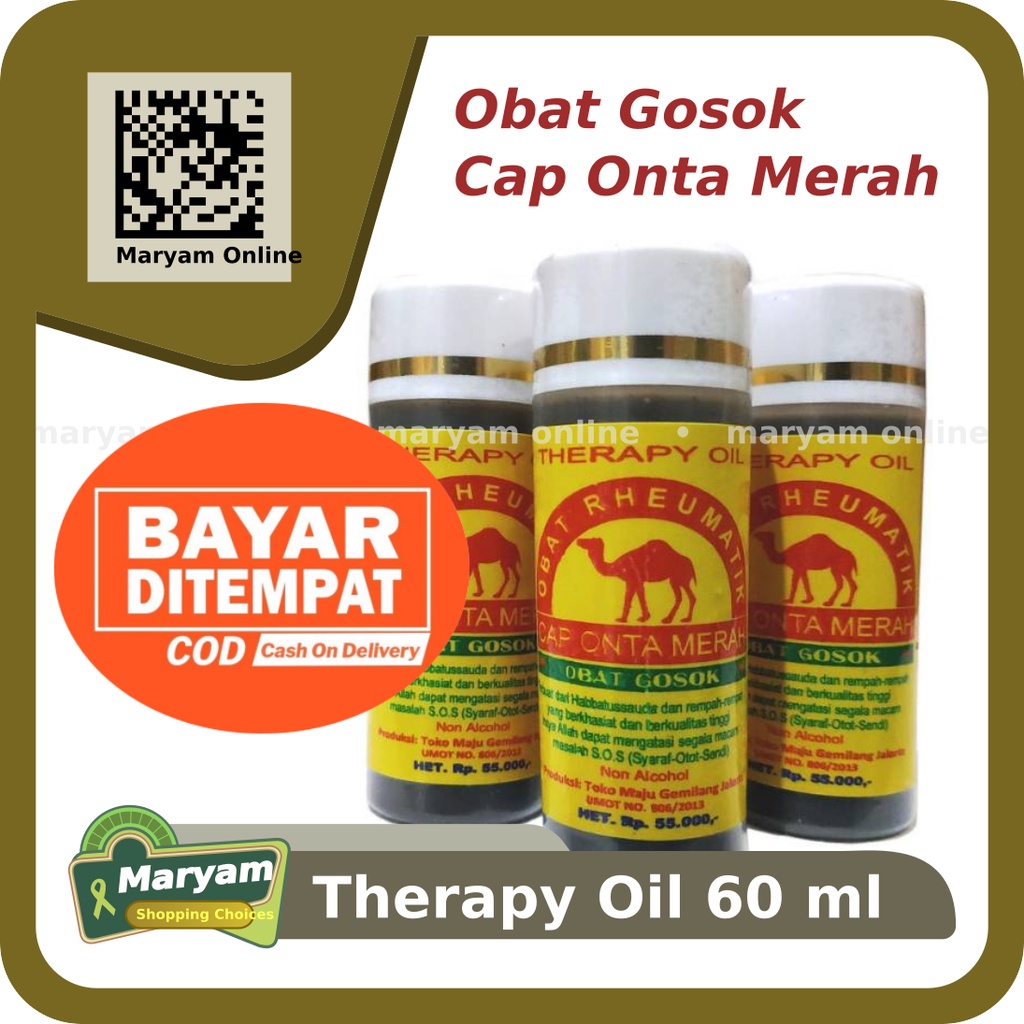 Jual Minyak Therapy Oil Cap Onta Merah - Obat Gosok Cap Onta Merah ...