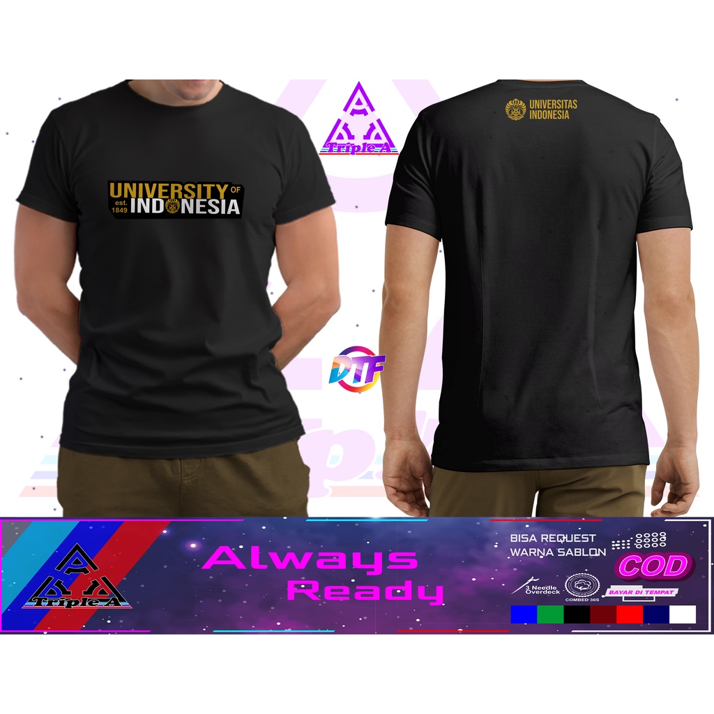 Jual Kaos University of Indonesia UI Universitas indonesia V2 Distro ...