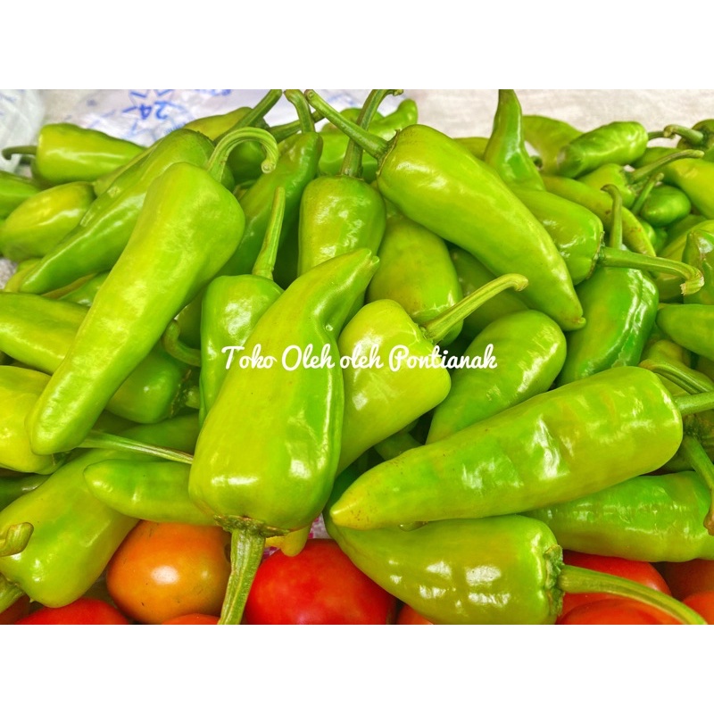 Jual Cabe Besar 250g Kalimantan Cabai Hijau Besar Fresh / Cabe Besar ...