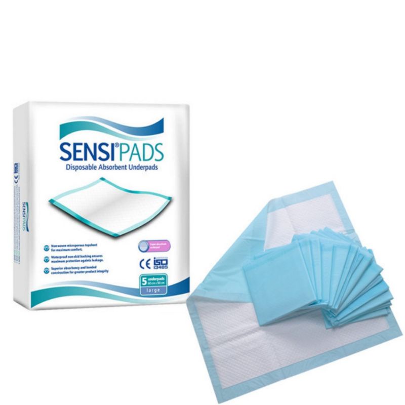 Jual Sensi Underpad Ukuran L 60x90 cm Isi 10 Pcs/SensiPads Perlak ...