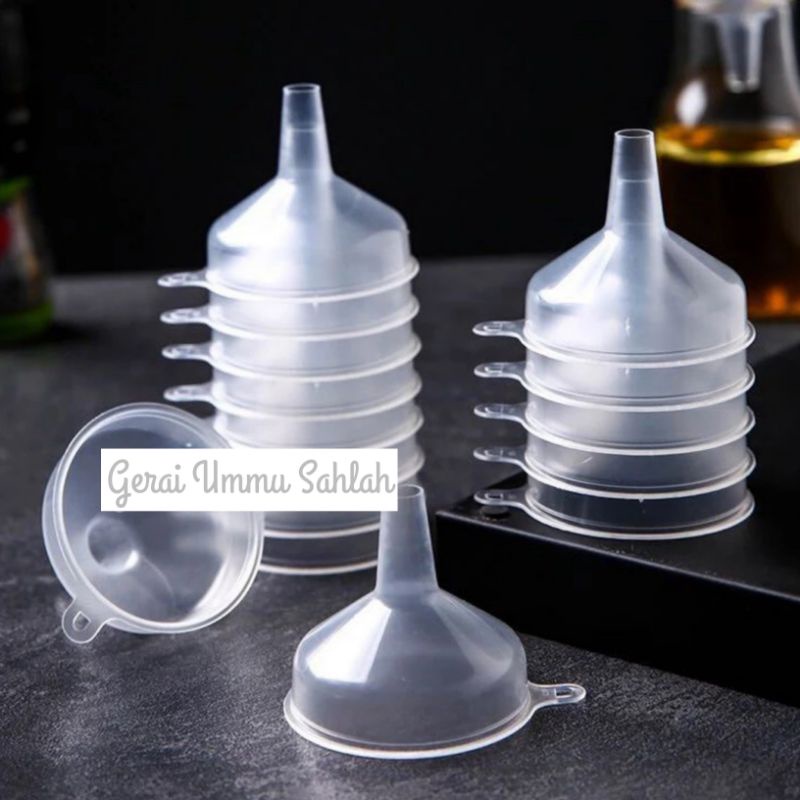 Jual CORONG MINI PLASTIK 5.5X5X1CM / CORONG MINYAK KECAP SAMBAL MADU ...