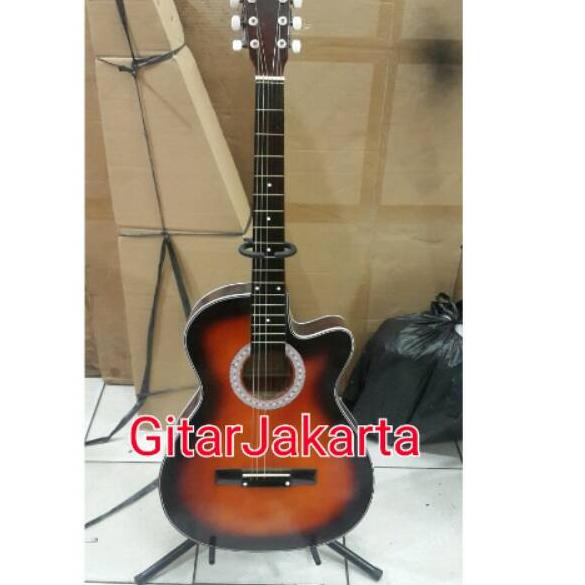 Jual Model baru - Gitar Akustik Merk Yamaha Warna Sunburst Senar String ...