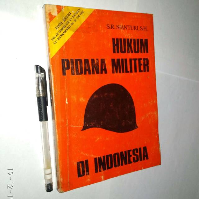 Jual ORIGINAL - Hukum Pidana Militer di Indonesia - S.R. Sianturi, SH ...
