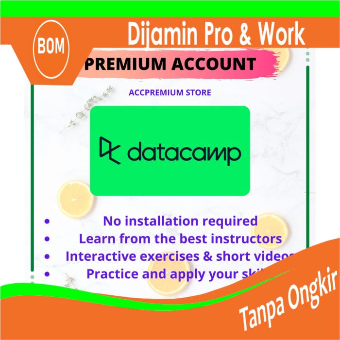 Jual Garansi Datacamp Pro Training Designed Full Akses & | Shopee Indonesia
