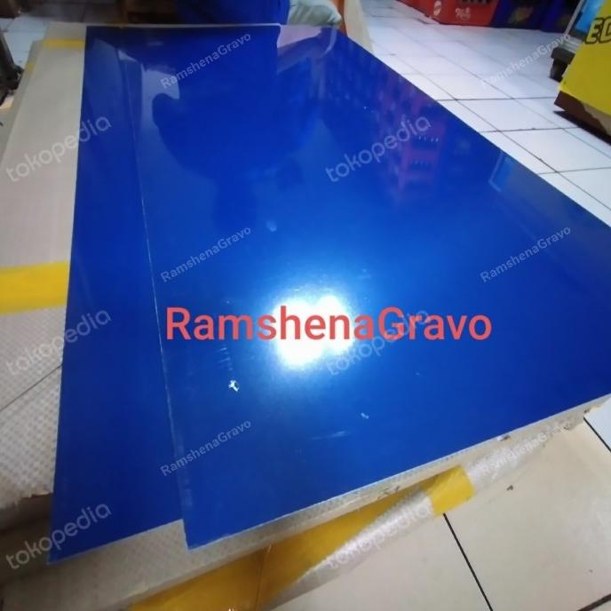 Jual GRAVOPLY/BAHAN NAME TAG/GRAFIER/ 60X120CM TEBAL 1.5MM BIRU ...