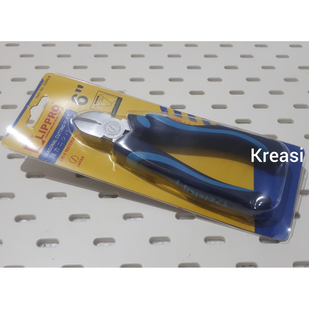 Jual TANG POTONG 6" DIAGONAL CUTTING PLIER LIPPRO | Shopee Indonesia