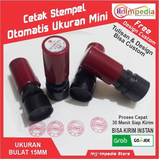 Jual Cetak Stempel Warna Otomatis Cetak Stempel Flash Custom Desain Murah | Shopee Indonesia