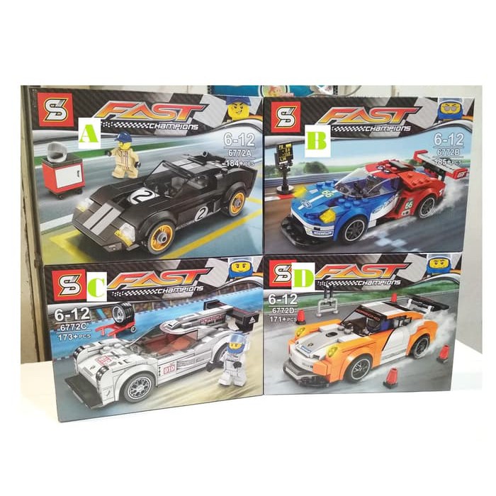 Jual lego mobil balap ferrari porsche race car sy-- pilih model ...