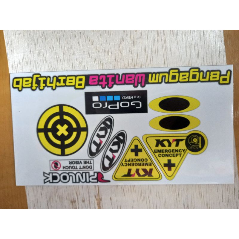 Jual stiker kaca/visor kyt | Shopee Indonesia