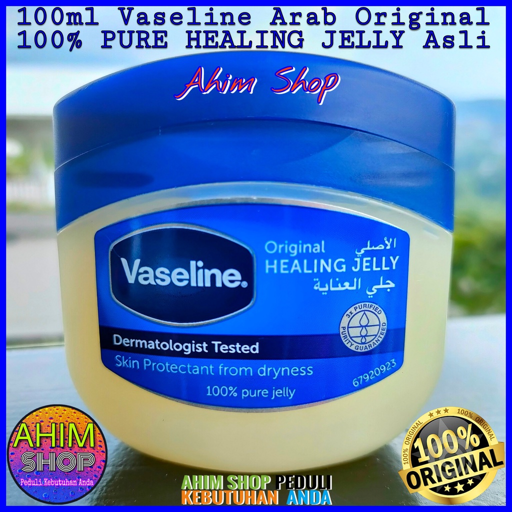 Jual Vaseline Arab 100ml Original 100% PURE MOISTURIZING JELLY ...