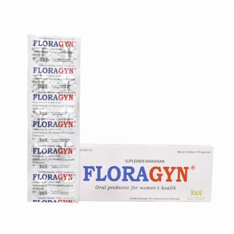Jual Floragyn strip 10 kapsul ( probiotik mencegah infeksi menular ...